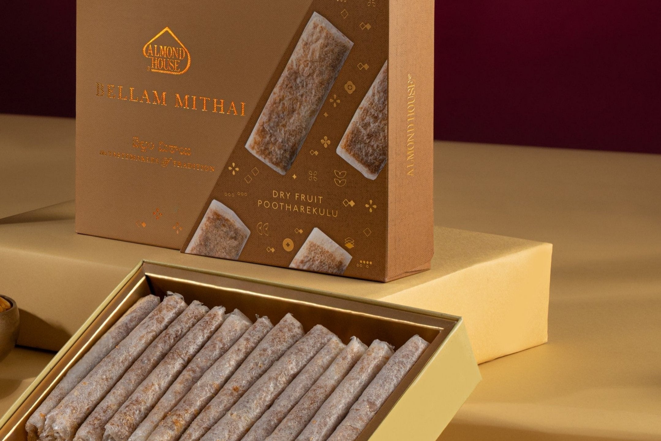 Dry Fruit Pootharekulu